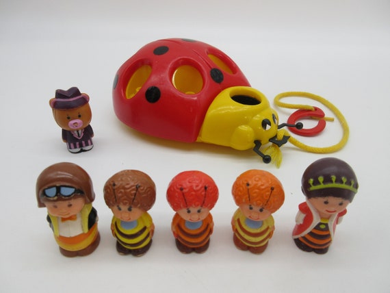 1977 Tree Tots Bees Queen Bear Ladybug Kenner - Etsy