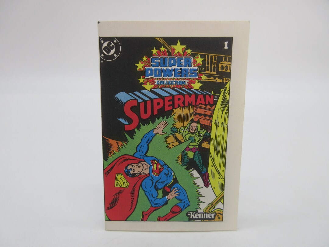 1984 Super Powers Mini Comic Book Action Figure Vintage Toy - Etsy