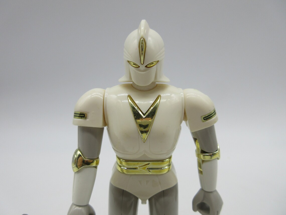 1995 WHITE RANGER Battle Borg W/ Sword Mighty Morphin Power - Etsy