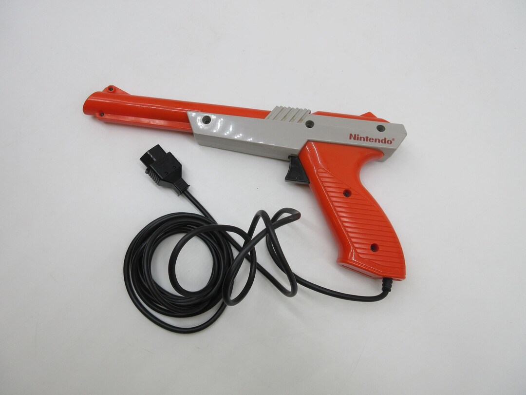 1985 Original Nintendo Orange Zapper Gun Gray NES Nintendo ...