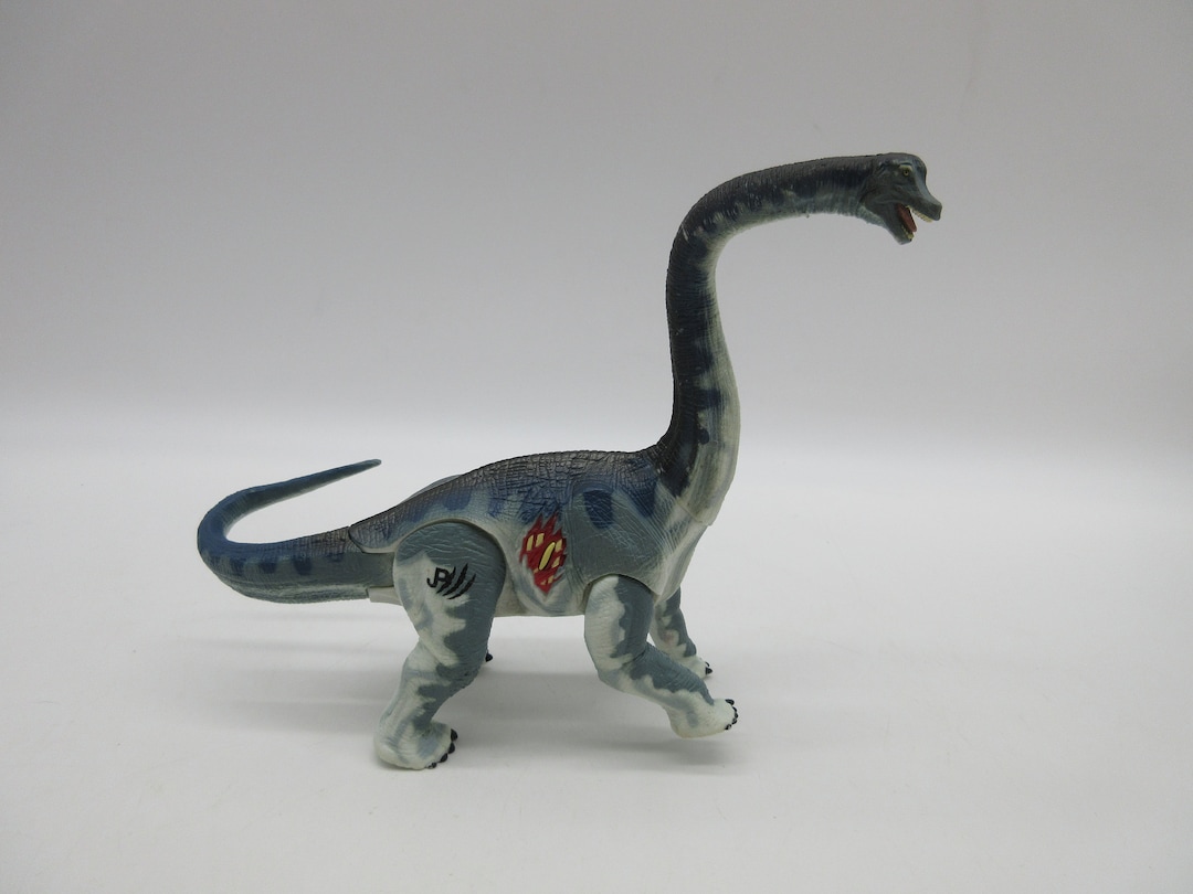 2001 BRACHIOSAURUS Re-ak A-tak - JURASSIC PARK - Hasbro - Lost World ...
