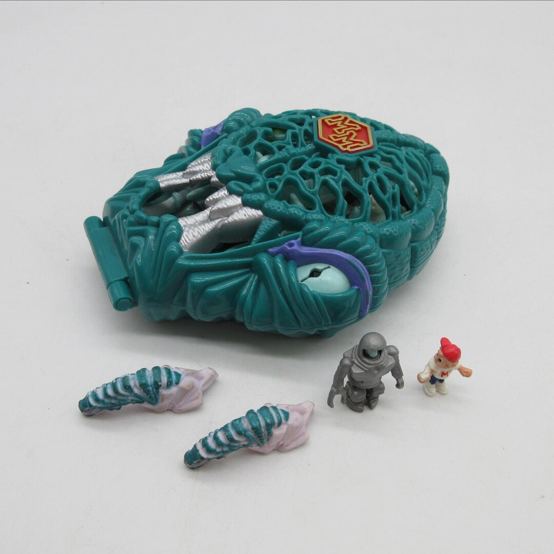 1992 Blue Alien 100% Complete - Mighty Max- Playset - Bluebird Toys ...