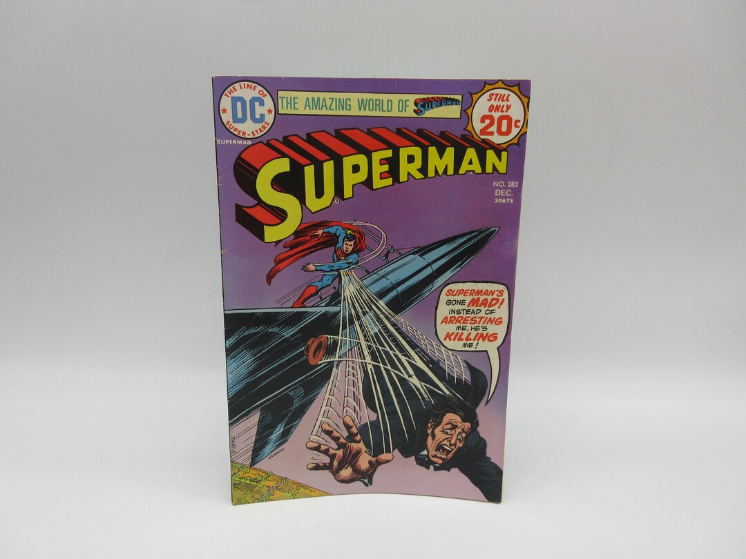 1974 SUPERMAN 282 DC Comic Book - Etsy