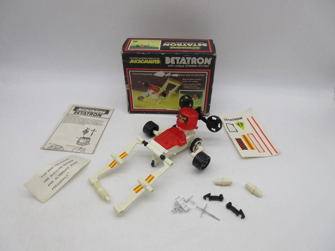 1978 MICRONAUTS Betatron 100% Complete in Box -mego - Space Toy - Action Figure - Etsy
