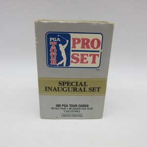 1990 Golf PGA Tour Pro Set Inaugural Set - Complete 100 Cards ...