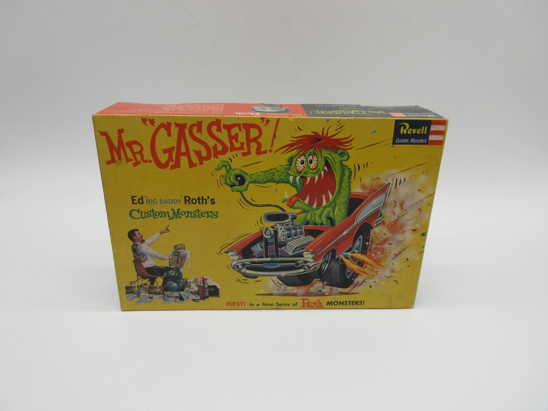 1963 Mr. GASSER - Revell - Original Complete W/ Sticker Sheet - New in ...