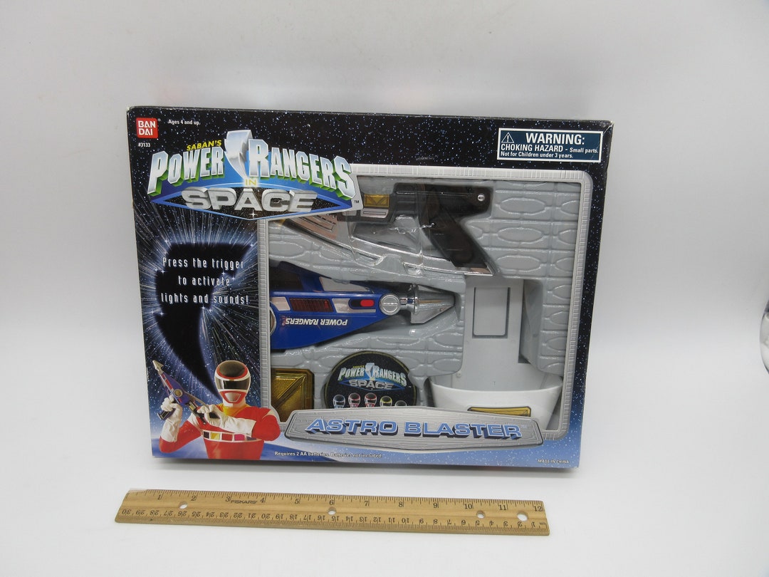 1997 ZEO ASTRO BLASTER in Box - Mighty Morphin Power Rangers - Mmpr ...
