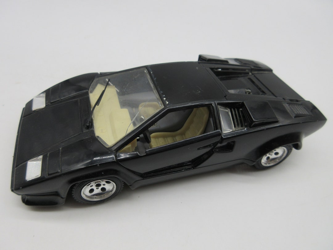 1988 Lamborghini Model Burago 1:18 Black for Parts Action Figure Toy - Etsy