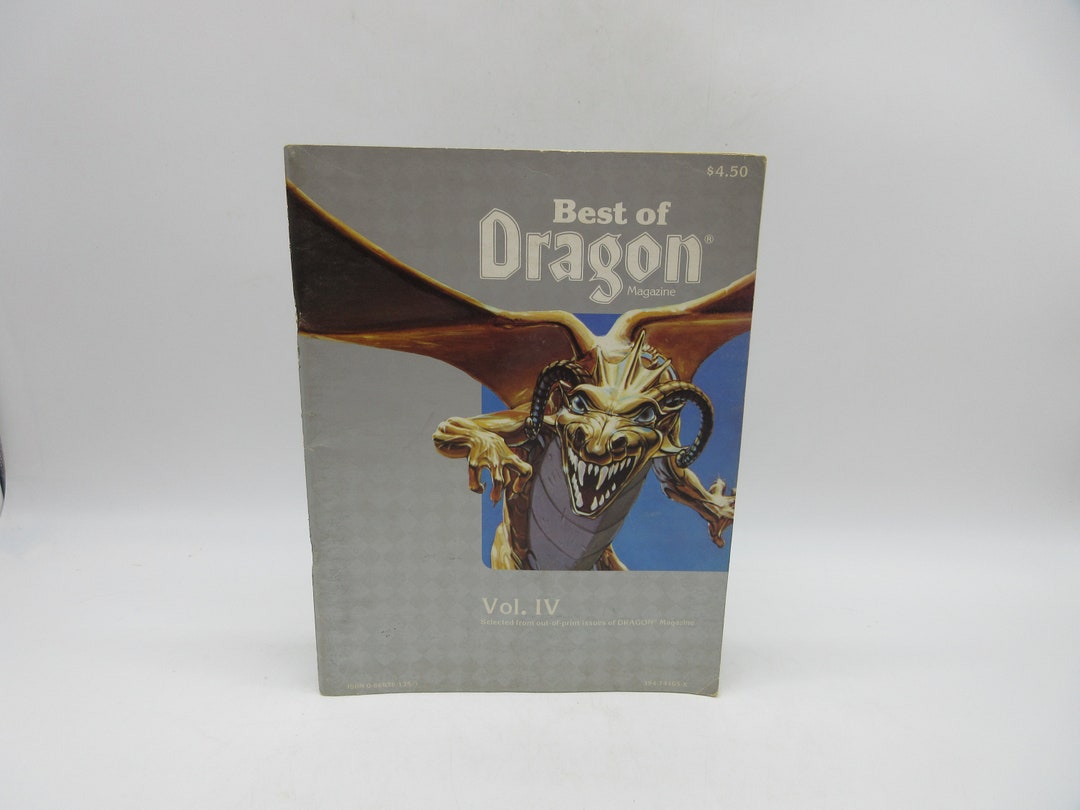 1983 Dungeons and Dragons - Best of Dragon Magazine Vol IV - D&D - TSR ...