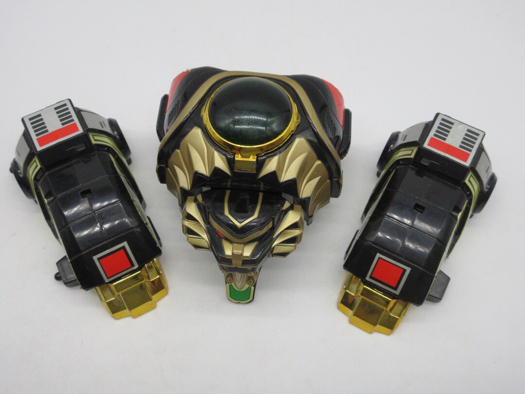 1994 THUNDERZORD Arms + Black Lion Base - Mighty Morphin Power Rangers ...