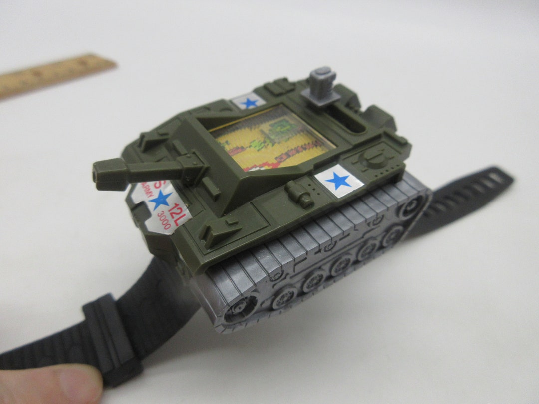 1980 *rare* TANK Watch W/ Strap - TOMY Pocket Handheld Game - - Etsy