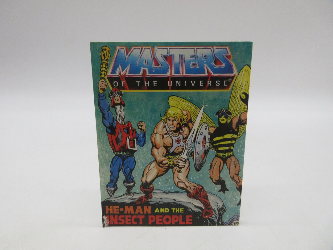 1984 He-man and the Insect People Mini Comic HEMAN Action Figure motu ...