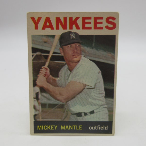Mickey Mantle Rookie Card - Etsy