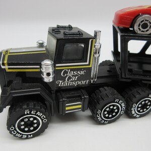 1986 REMCO Semi Truck Car Transport Hauler - Pressed Steel - Diecast - Etsy