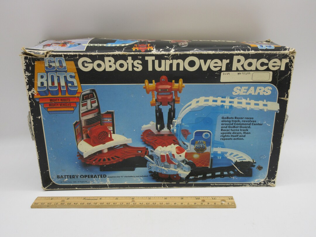 1983 RARE GOBOTS Turnover Racer Set in Box Complete - Etsy