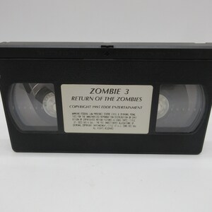 1992 ZOMBIES 3 Return of the Zombies Horror Movie VHS Video Cassette - Etsy