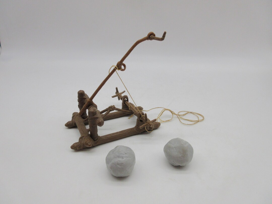 1984 EWOK CATAPULT 100% Complete Star Wars Part Accessory Weapon lucas ...