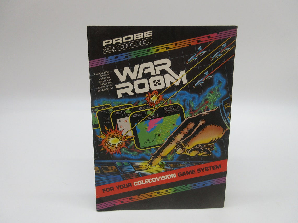 1983 WAR ROOM Instructions Atari Coleco Colecovision Video - Etsy