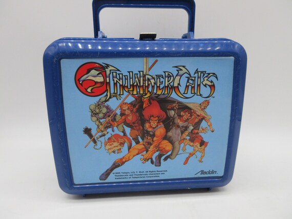 1986 *Rare* THUNDERCATS Plastic LUNCHBOX w/ Thermos -… - Gem
