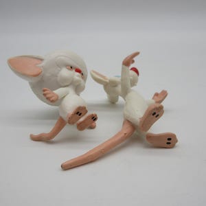 1994 Pinky & the Brain Bendy PVC Action Figure Vintage Toy - Etsy