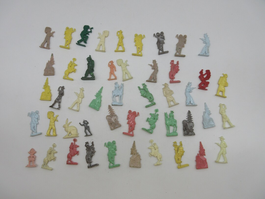 1950's Cracker Jack COWBOYS & INDIANS Prize Toy - Etsy