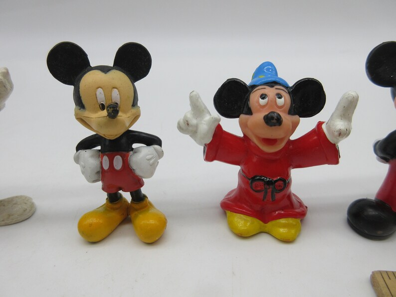 Vintage Mickey Mouse PVC Figure DISNEY Toy Lot - Etsy
