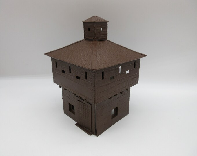 1960's MARX Fort Apache Building / Stand Alone Block House / Roof /part ...