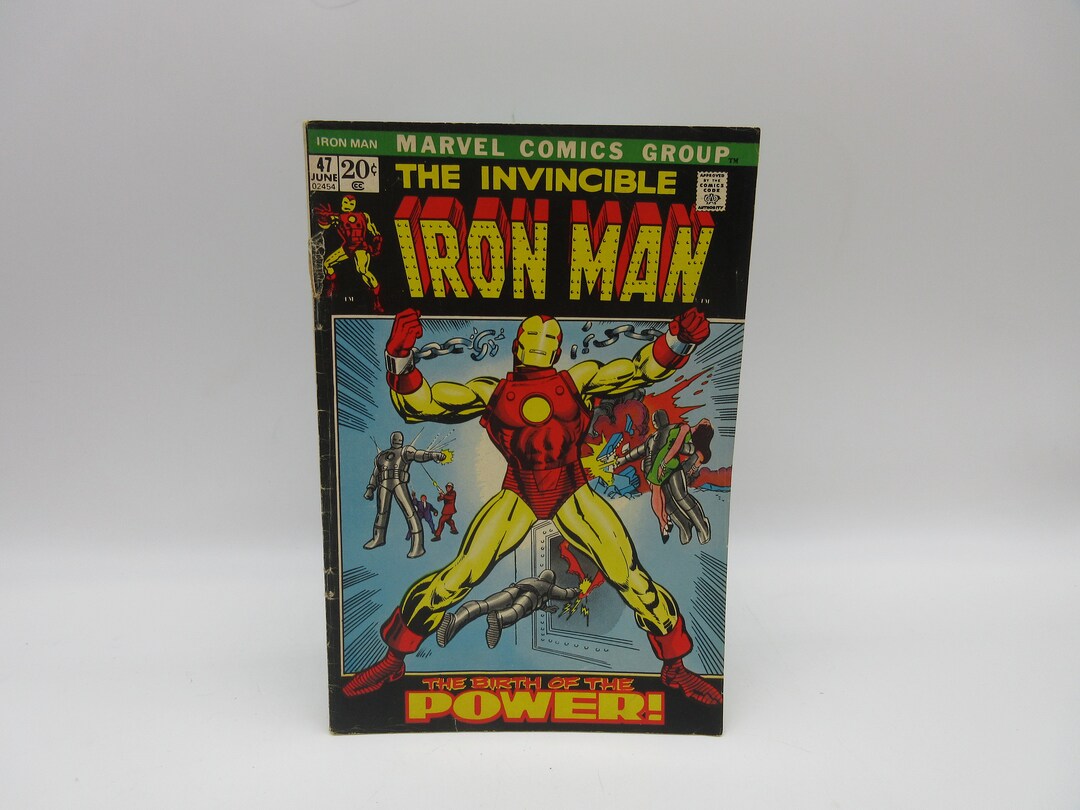 1972 IRON MAN 42 Origin Story Marvel Comic Book - Etsy