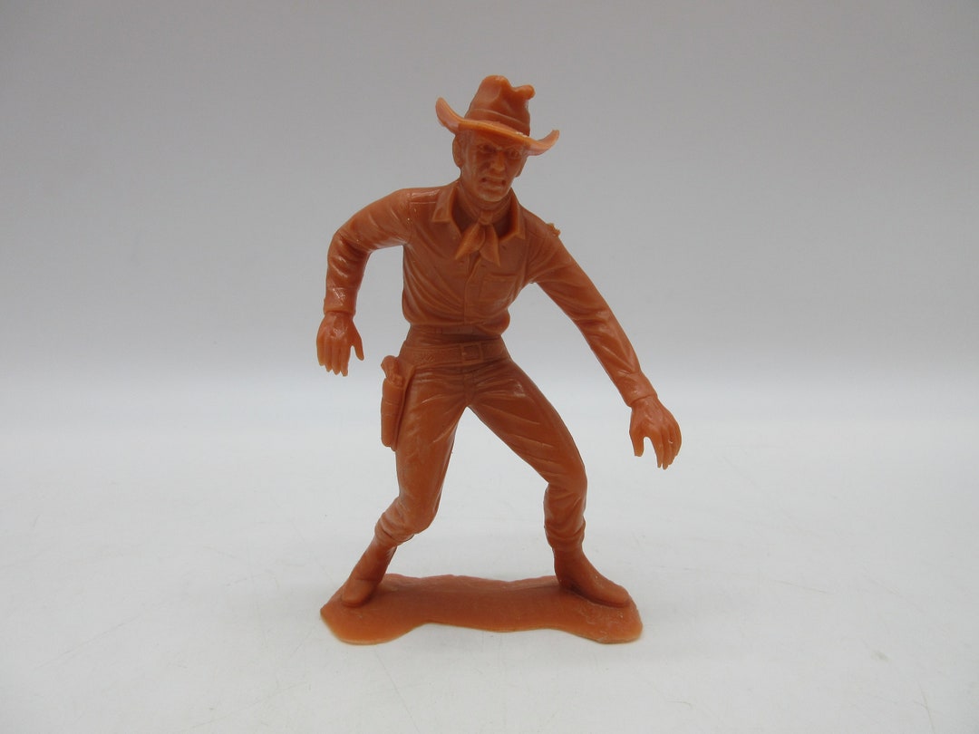 1960's MARX 6" Figures - COWBOY - Native American - Indian - Etsy