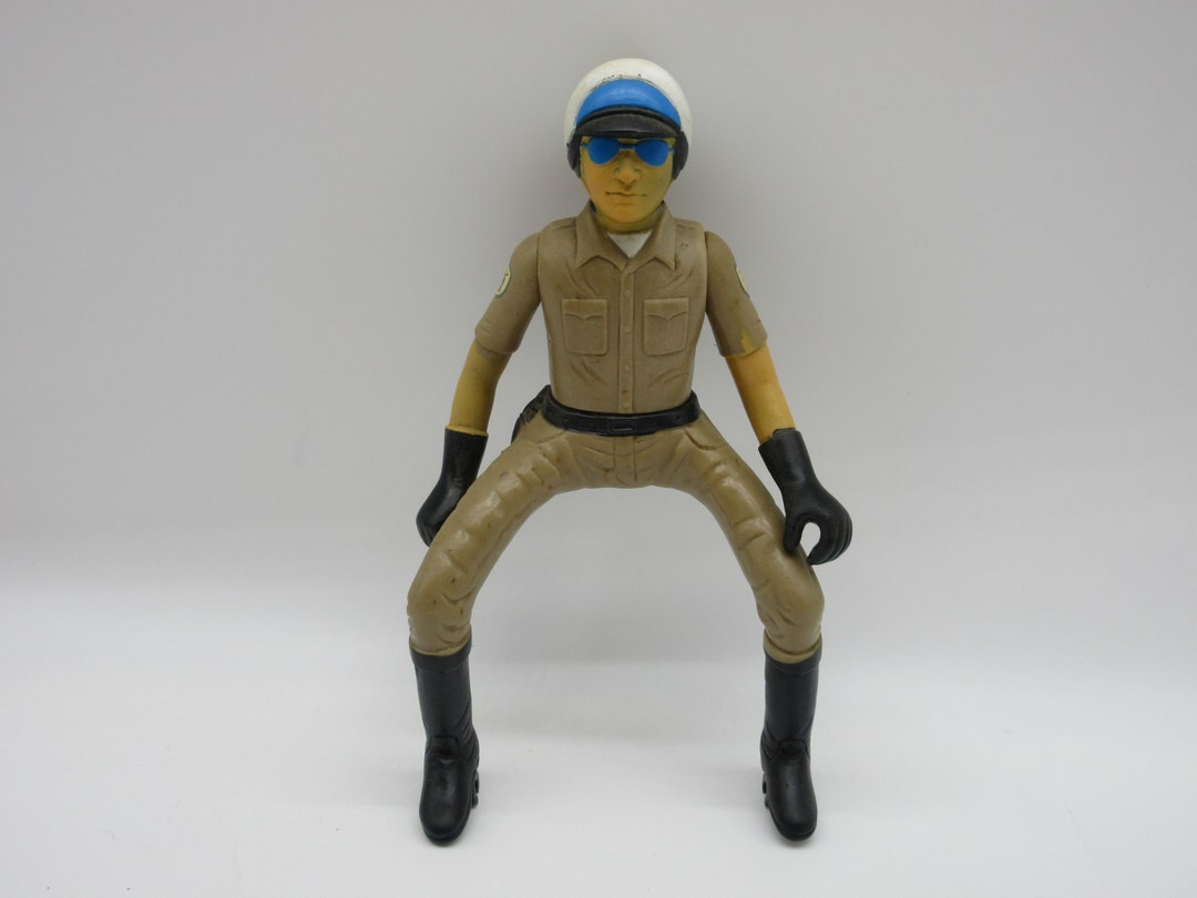 1970's C.H.I.P.S. Super Police Battery Operated Motorcycle Rider Chips ...