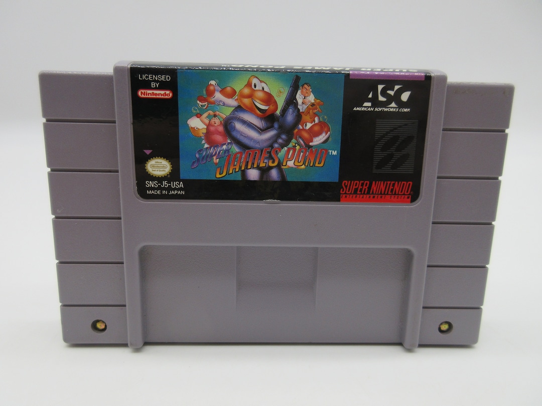 1993 SUPER JAMES POND (snes) Nintendo (tested+cleaned) - Etsy