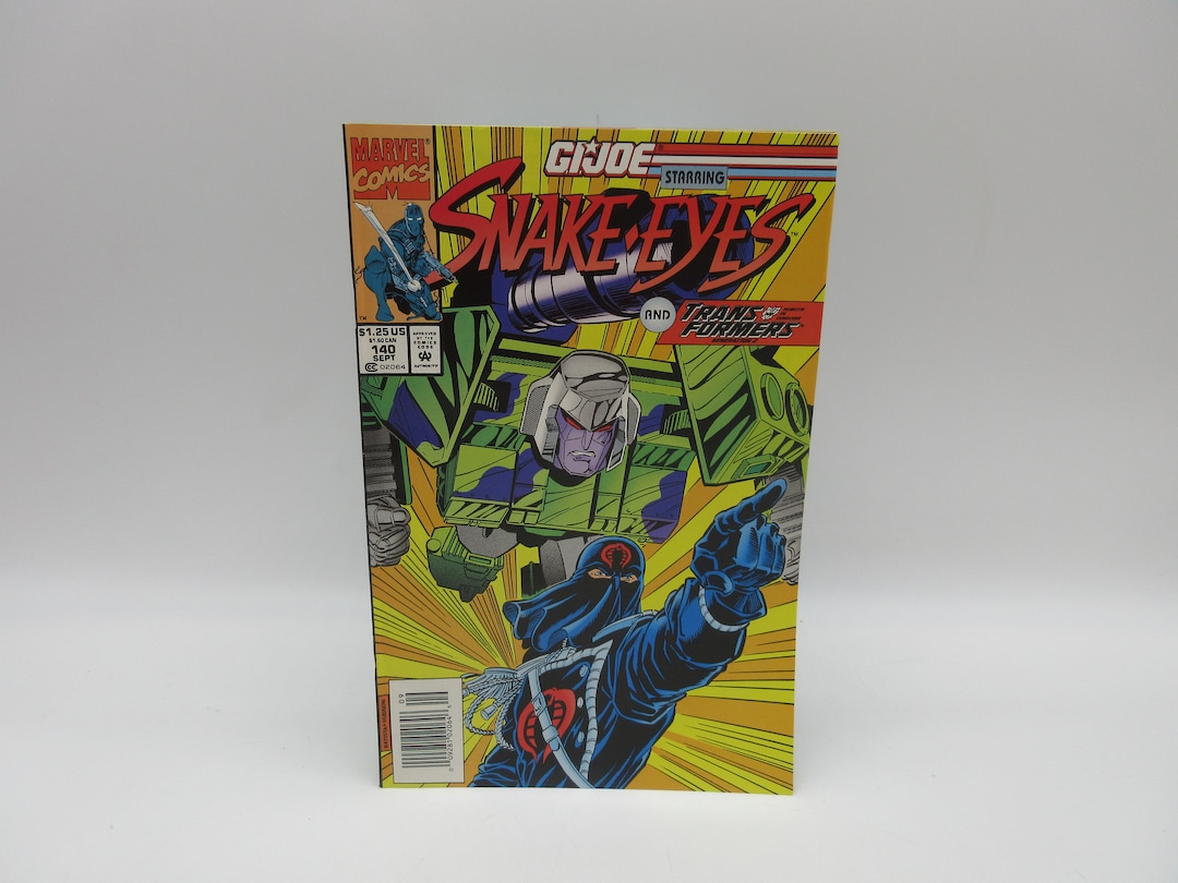 1993 Snake Eyes & Transformers Crossover GI JOE 140 Um verdadeiro herói ...
