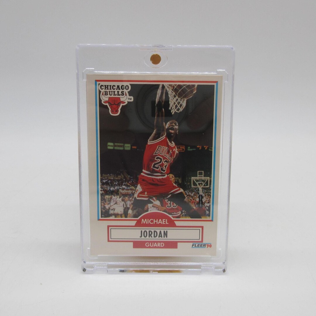 1990 MICHAEL JORDAN #26 Fleer - - NBA Basketball Card - Etsy