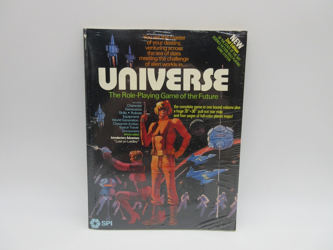 1981 RPG UNIVERSE Game Sealed New Role Playing Game of the Future 2nd ...