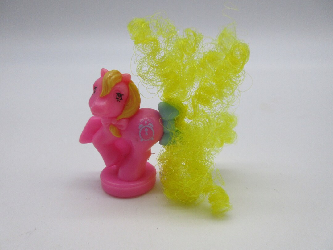 1989 Clock (pink Variant) Ponytail - PETITE PONIES - My Little Pony ...