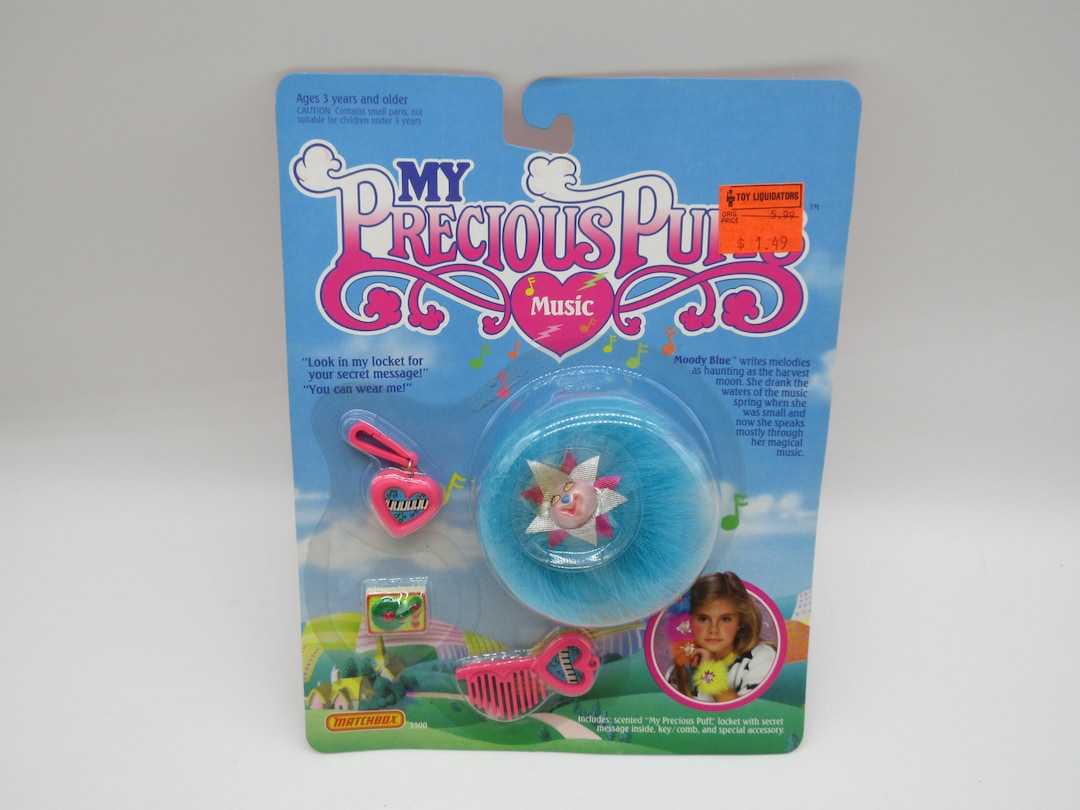1987 MY PRECIOUS PUFFS Moody Blue - by Matchbox - Moc - Sealed - New ...