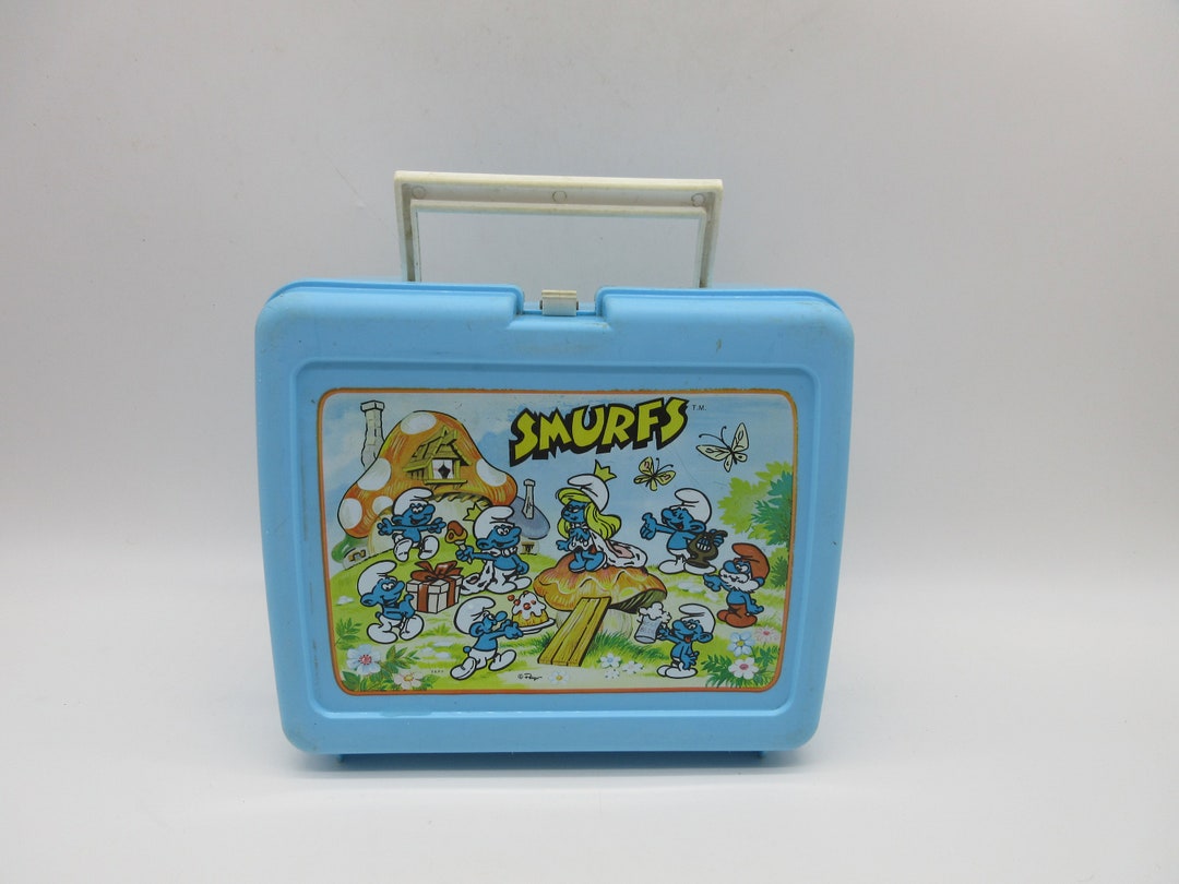 1982 SMURFS LUNCHBOX Lunch Box - Etsy
