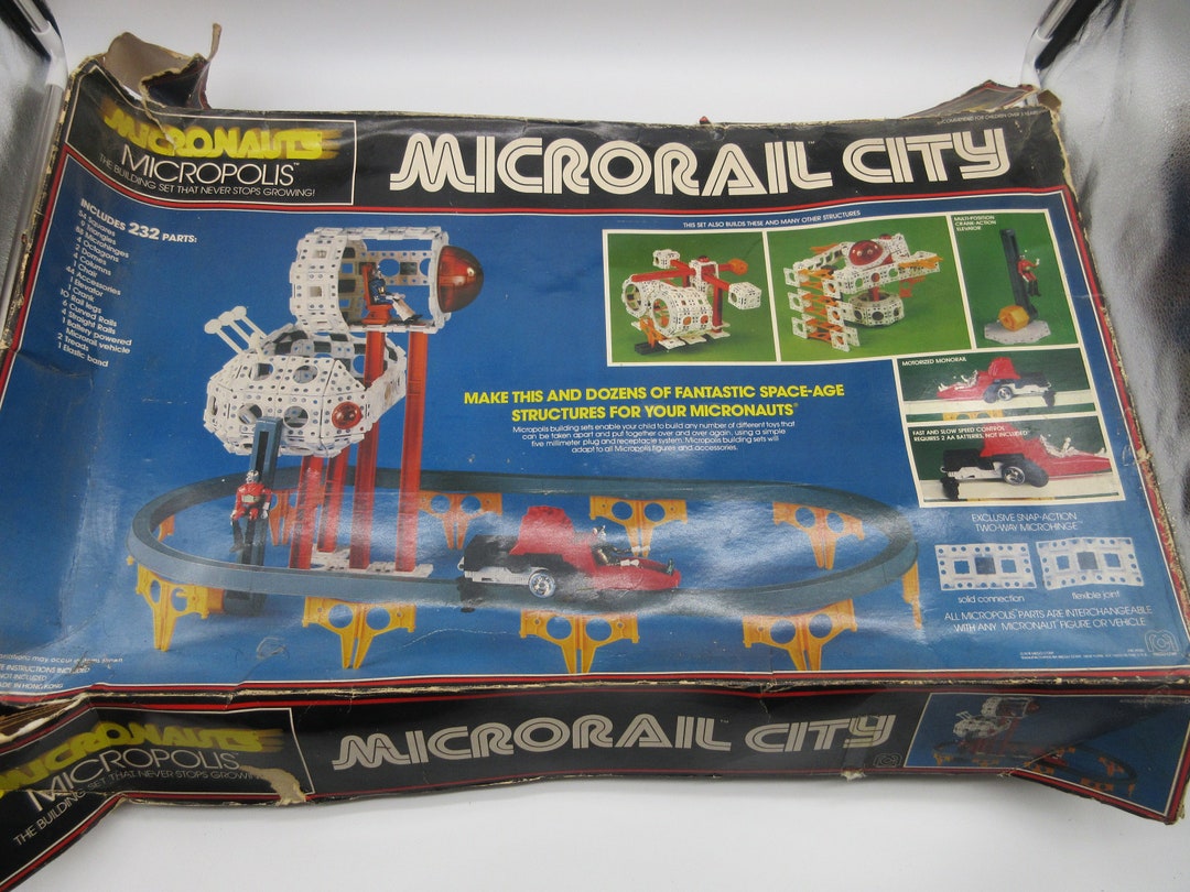 1976 MIRCRORAIL CITY W/ Box MICRONAUTS Mego Space Toy - Etsy