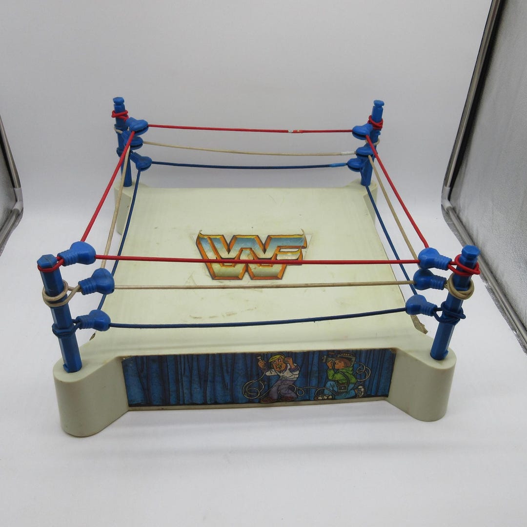 1985 LJN Wrestling Ring - Sling Em Fling Em - - 8" Ljn Rubber ...