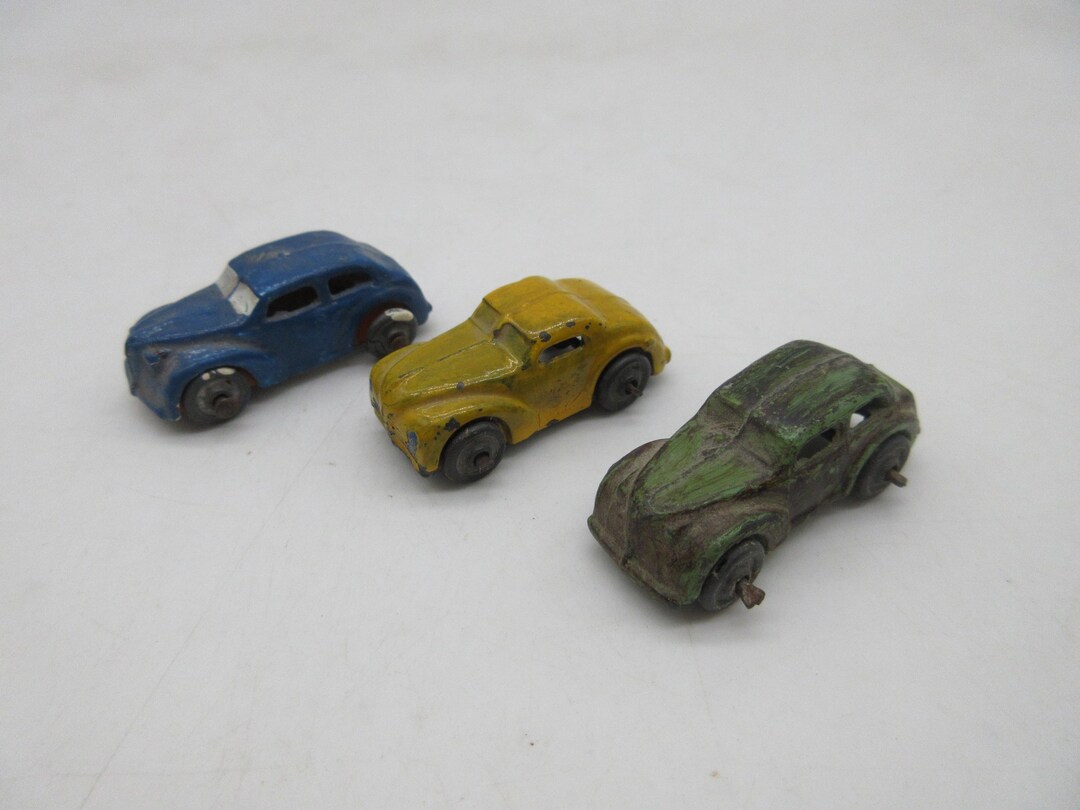 1930's Mini Metal Slush Car - Barclay - HUSKY - Die-cast Vintage ...