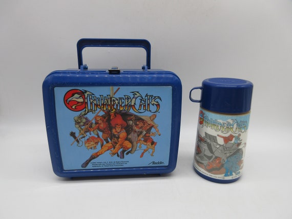 1986 *Rare* THUNDERCATS Plastic LUNCHBOX w/ Thermos -… - Gem