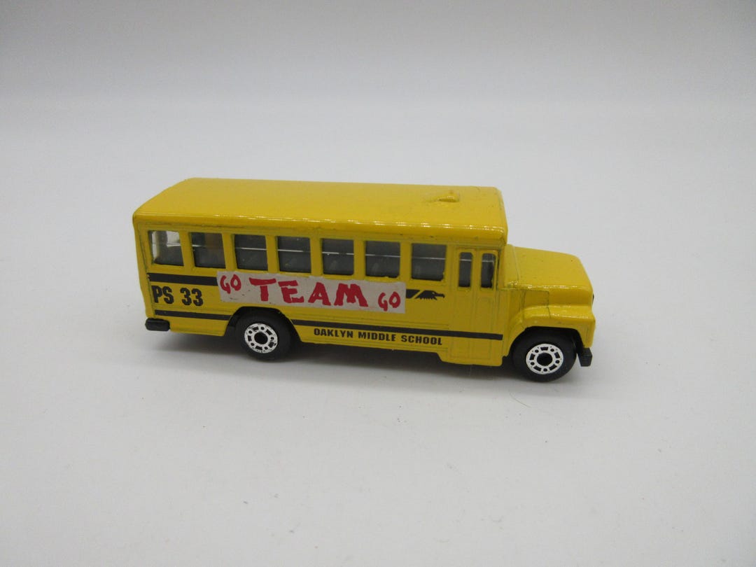 1985 SCHOOL BUS - MATCHBOX Diecast Lesney Superfast Vintage - Etsy