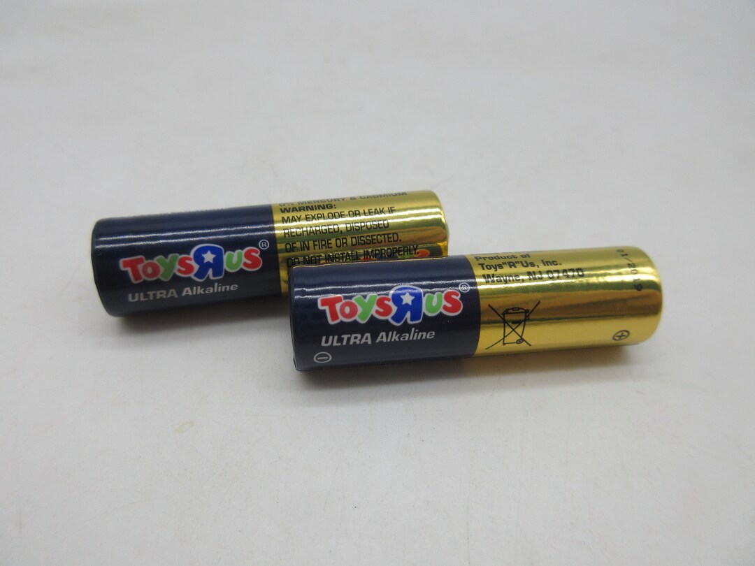 1990's Toy's R Us "aa" Batteries - Action Figure Toy - Etsy