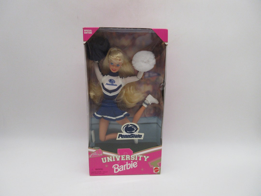 1996 PENN STATE Cheerleader Barbie Doll New in Box Factory Sealed MISB ...