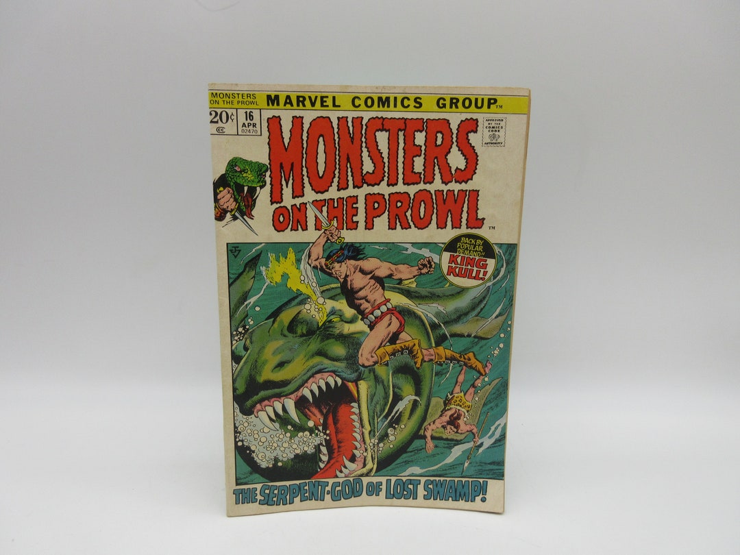 1972 Monsters on the Prowl #16 - Marvel Comic Book - Etsy