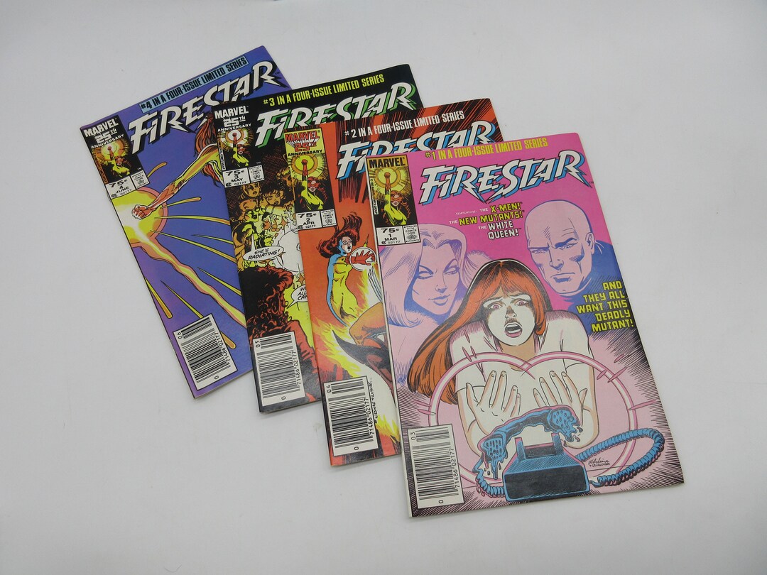 1985 FIRESTAR Complete Four-issue Limited Series X-men Marvel Comic ...