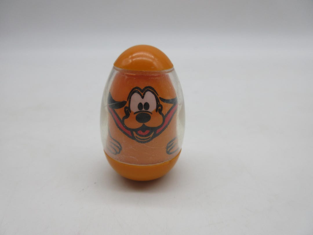 1974 PLUTO Weeble Wobble - Hasbro - Vintage DISNEY Toy - Etsy