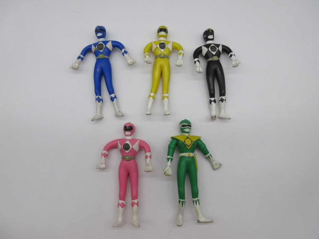 1993 Mighty Morphin Power Rangers Bendies MMPR Megazord Action Figure ...