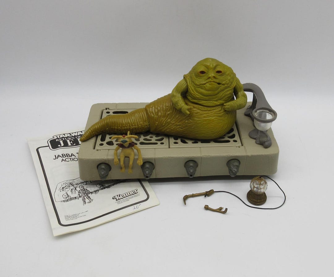 1983 JABBA THE HUT Playset Star Wars lucas Films / Kenner Vintage ...