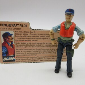 1984 CUTTER 100 Complete Gi Joe hasbro Action Figure ARAH Cobra 3 3 4 12 Etsy India